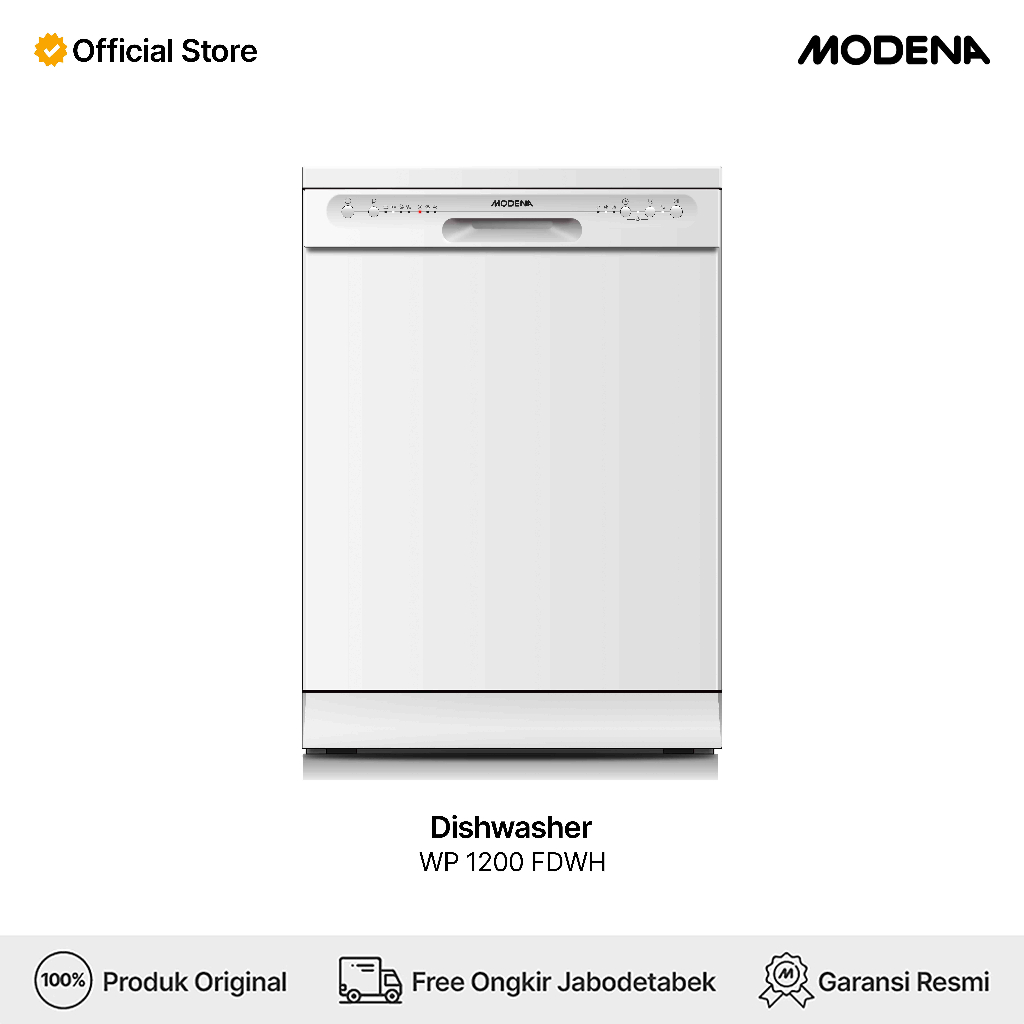 Jual MODENA Dishwasher - WP 1200 FDWH | Shopee Indonesia