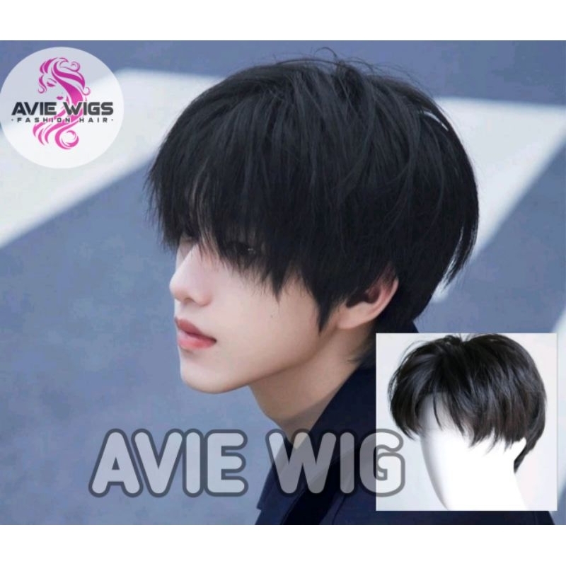 Jual WIG / RAMBUT PALSU PRIA PENDEK MODEL TRENDY KOREA | Shopee Indonesia