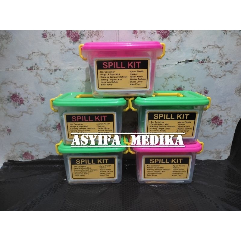 Jual Spill Kit infeksius APD Klinik, RS, Kantor, puskesmas | Shopee ...