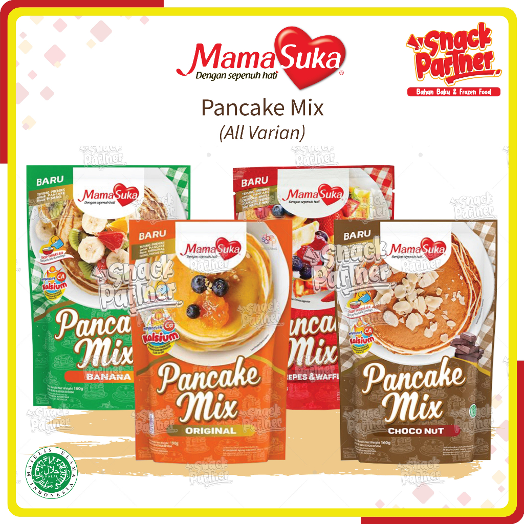 Jual MAMASUKA PANCAKE MIX - Mama Suka Tepung Premix Premiks Instant Kue ...