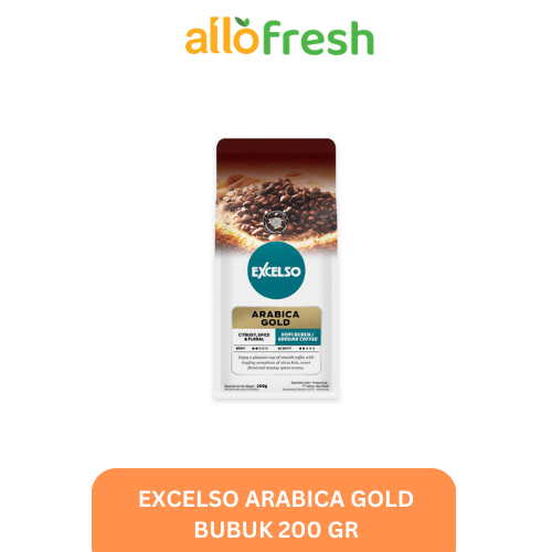 Jual Excelso Arabica Gold Bubuk 200 gr | Shopee Indonesia