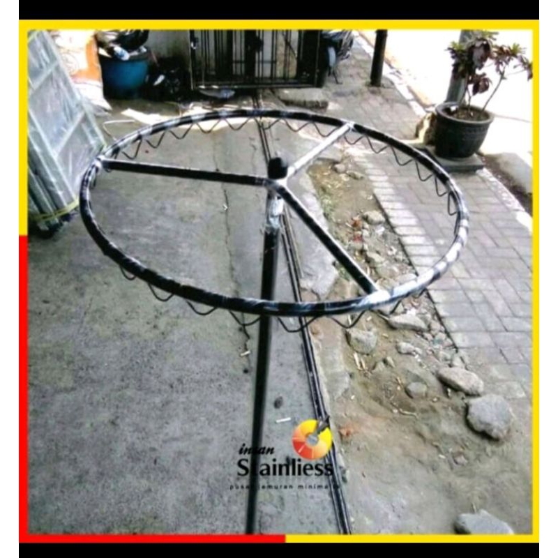 Jual JEMURAN BAJU BESI BULAT ANTI KARAT INSAN STAINLESS | Shopee Indonesia