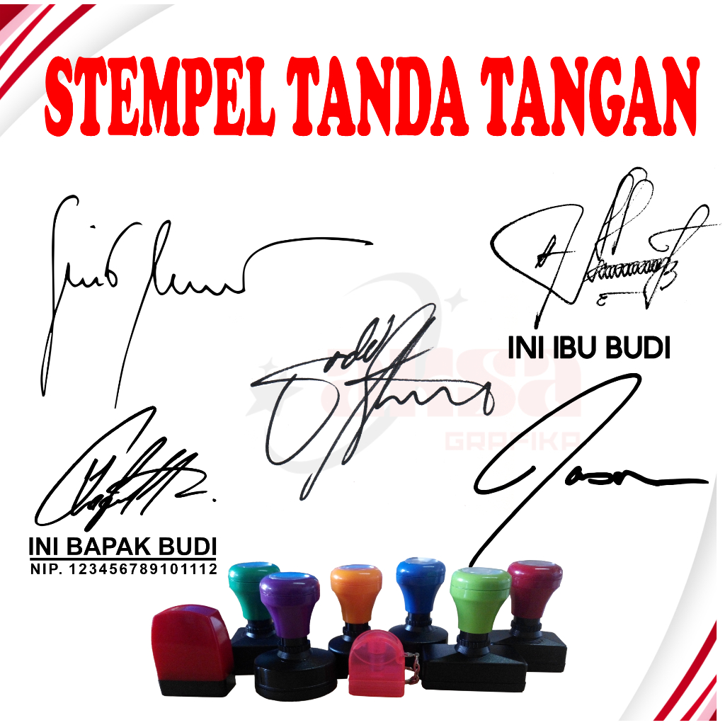 Jual Stempel Tanda Tangan / Paraf Praktis | Shopee Indonesia