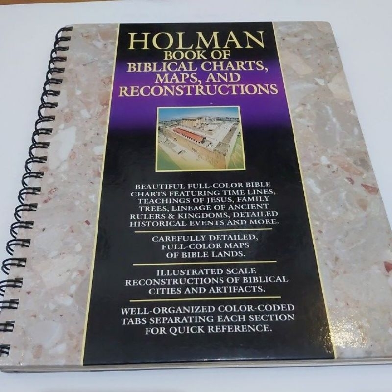 Jual Holman Book of Biblical Charts, Maps, and Reconstruction peta ...