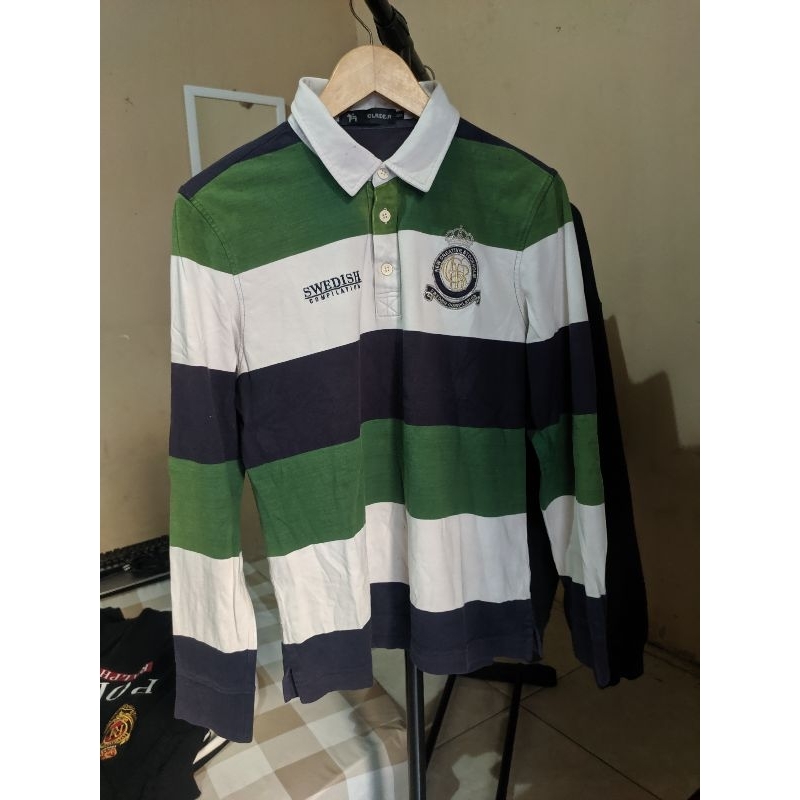 Jual Polo Rugby Clride Salur | Shopee Indonesia