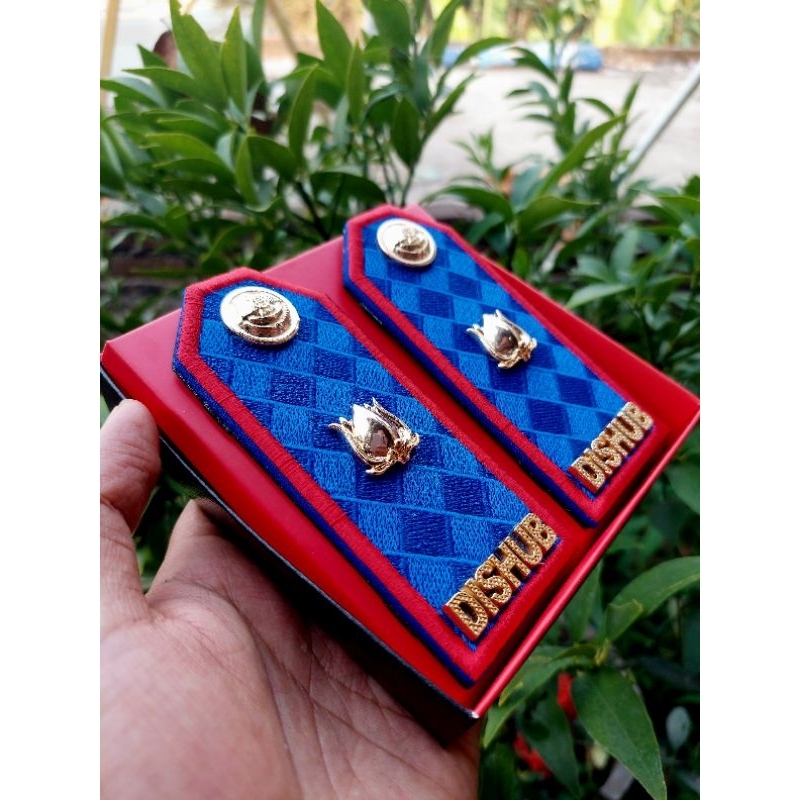 Jual Pangkat pdu dishub 3d lis merah - Pangkat pdu dishub 3d lis biru ...