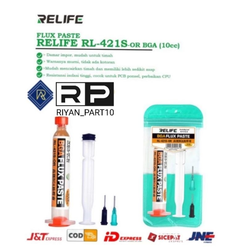 Jual RL-421S | Flux Paste Relife RL-421S-or BGA ( 10cc ) | Bga Flux ...