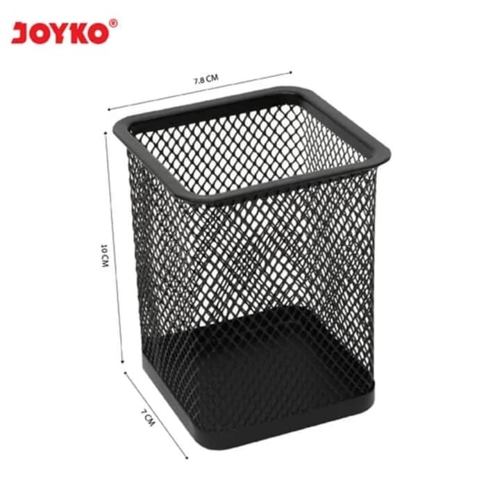 Jual Tempat Pensil Jaring Kotak JOYKO DS17 Hitam/Pen Holder Kotak/Pen ...