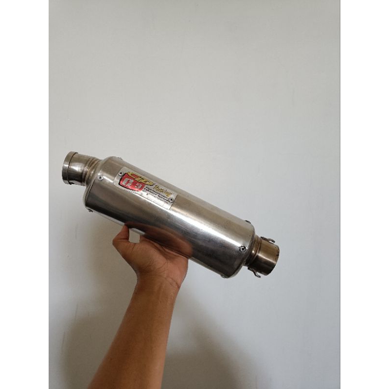 Jual Silencer Knalpot CLD C3 Oval Long inlet 50mm | Shopee Indonesia
