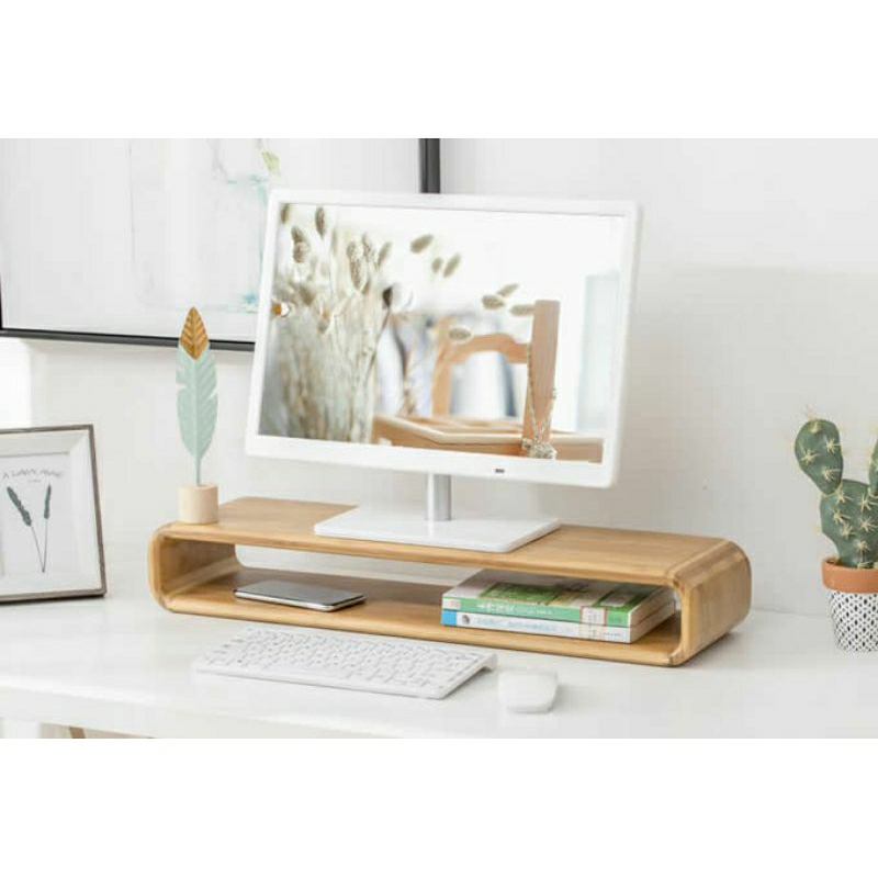 Jual Meja monitor, Stand Monitor lengkung Elegan, Stand riser, Meja ...
