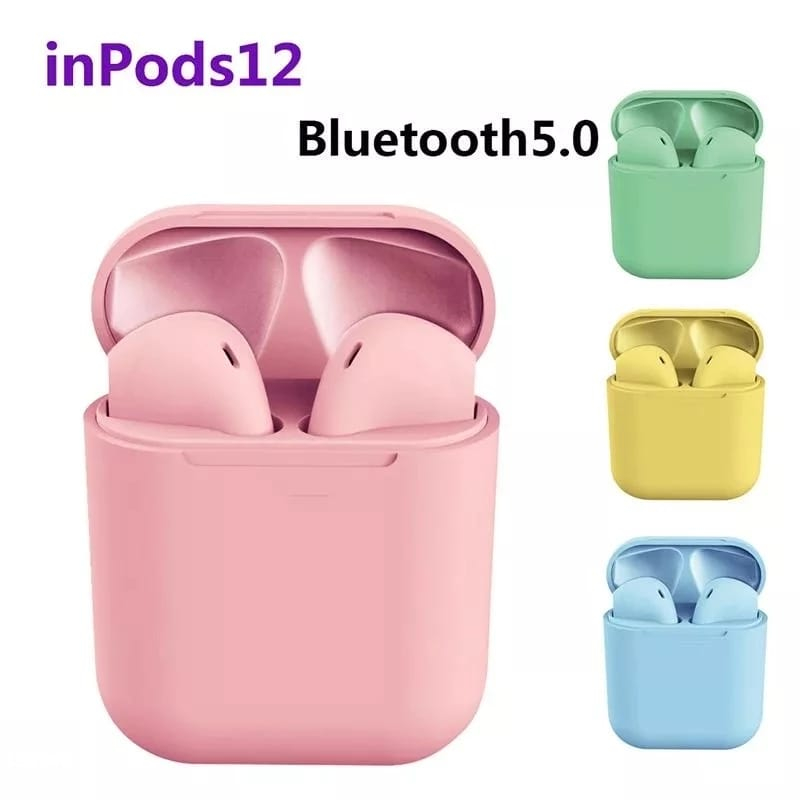 Jual Inpods12 Inpods 12 Headset Bluetooth 5.0 Warna Macaron | Shopee ...