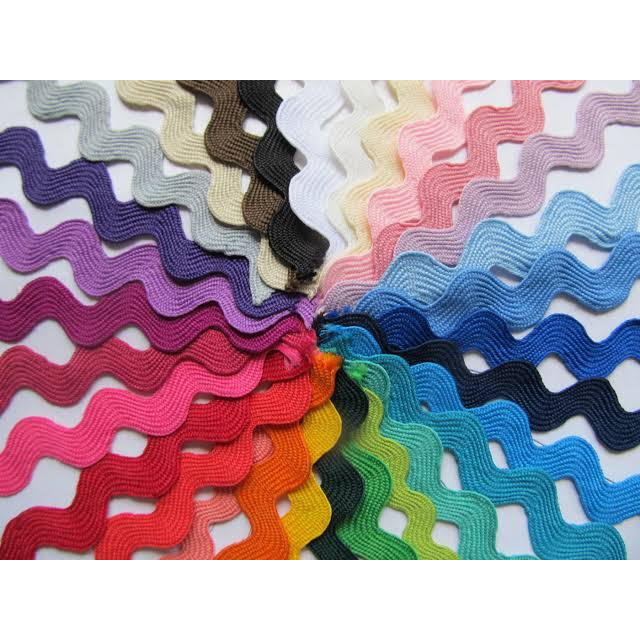 Jual 1 Roll Renda Ricrac / Biku-biku / Ric Rac (RLNRLL-001) Montemanik ...