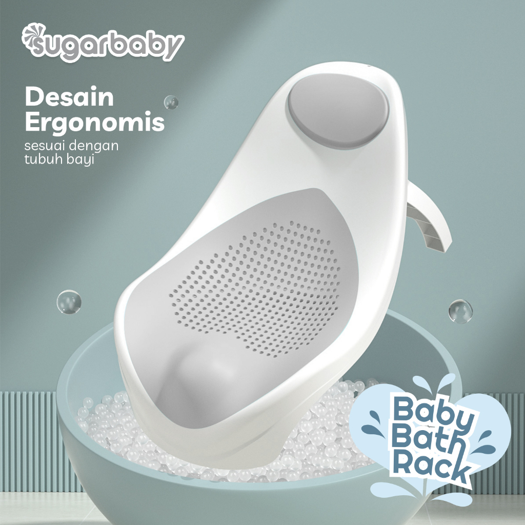 Jual Sugar Baby Bath Rack/ Alas Mandi Bayi / Baby Bather / Alas Bak ...