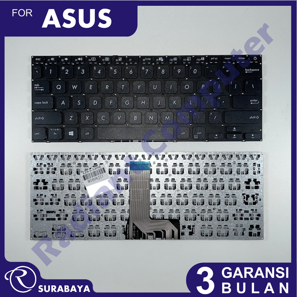 Jual Keyboard Asus Vivobook A409 A409F A409M A409J A409U M409 | Shopee ...