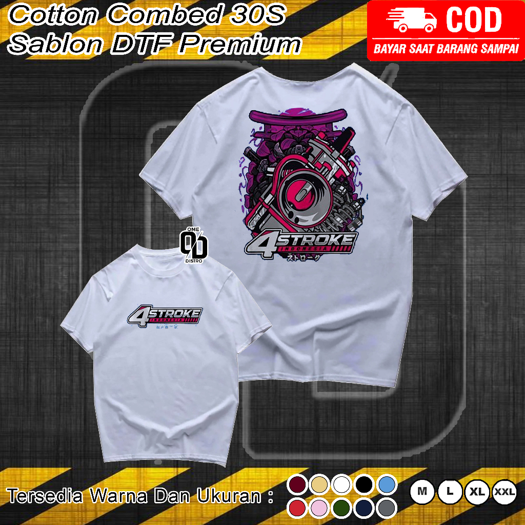 Jual Baju Kaos Resing 4 Stroke Indonesia Karburator Baju Racing ...