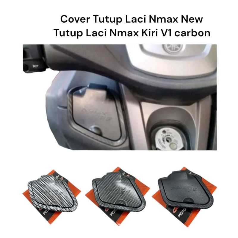Jual Cover Tutup Laci Nmax New Tutup Laci Nmax Kiri V1 Carbon | Shopee ...