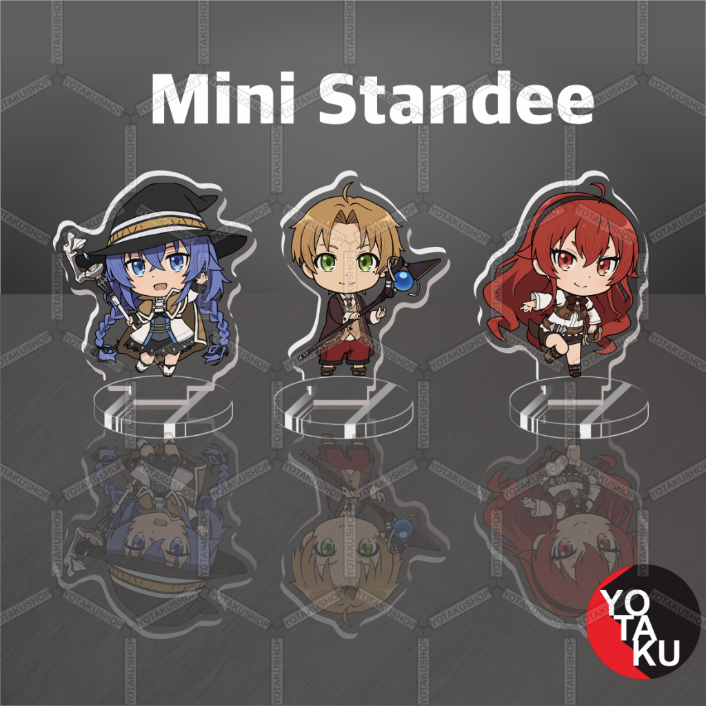 Jual Mini Standee Figure Anime Akrilik Mushoku Tensei Seri 4 Rudeus ...