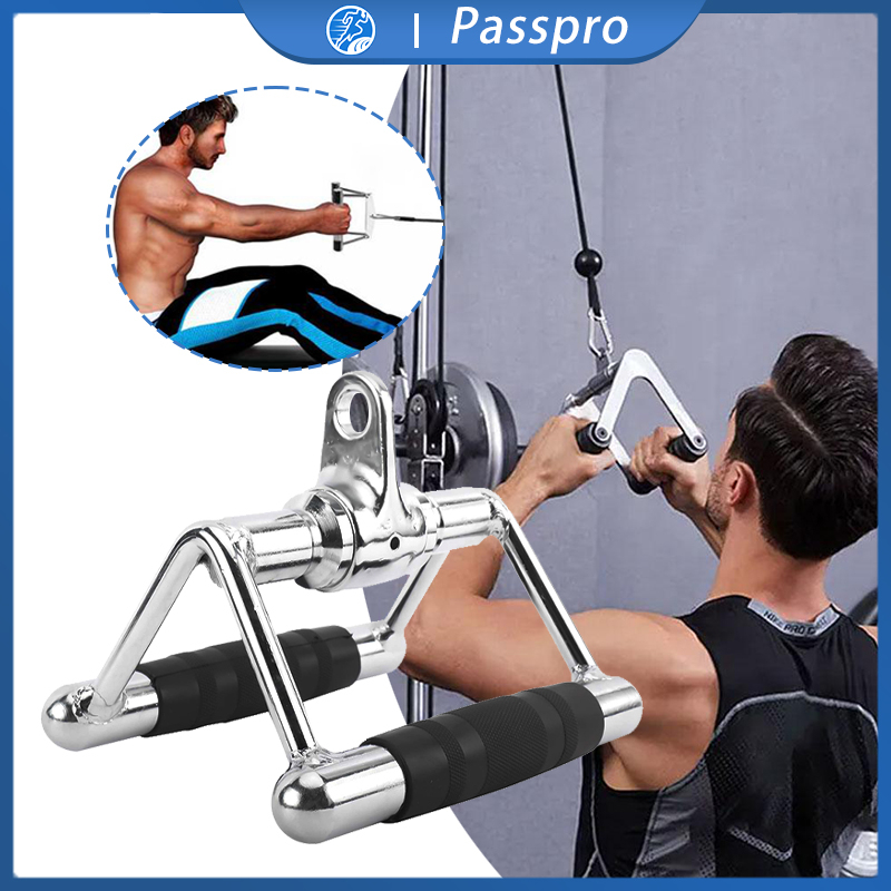 Jual Seated Row Handle Cable Attachement D Handle Gym Handel Pegangan ...