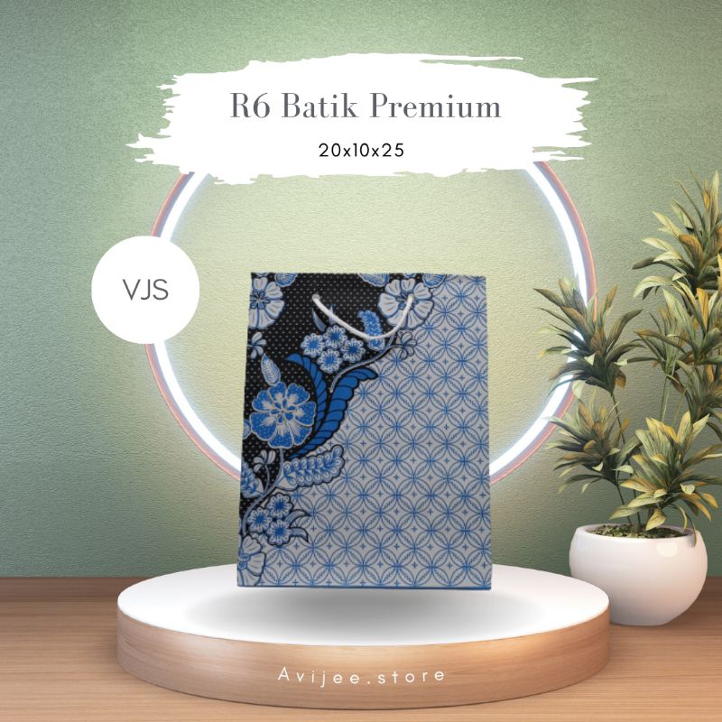 Jual PAPERBAG R6 BATIK PREMIUM 20X25 SOUVENIR | Shopee Indonesia
