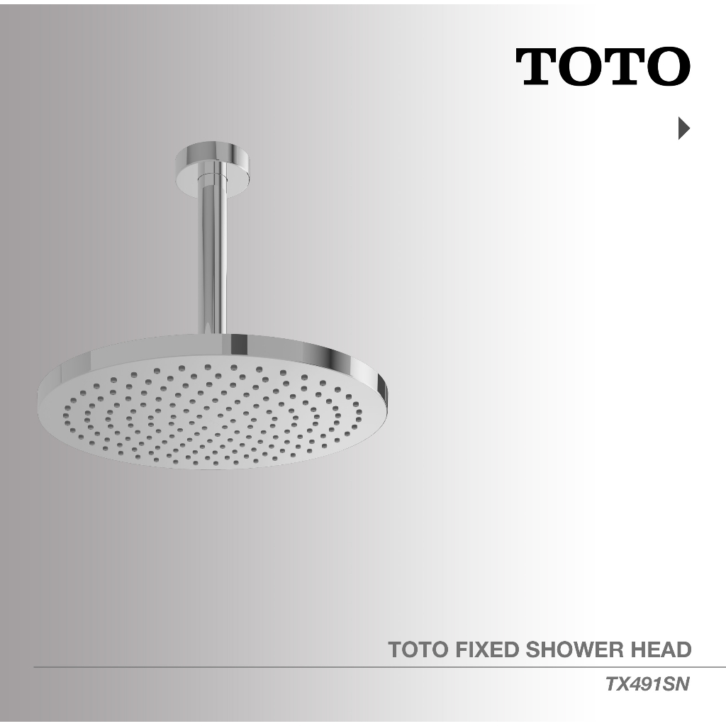 Jual TOTO Fixed Shower Head / Shower Tembok TX491SN | Shopee Indonesia