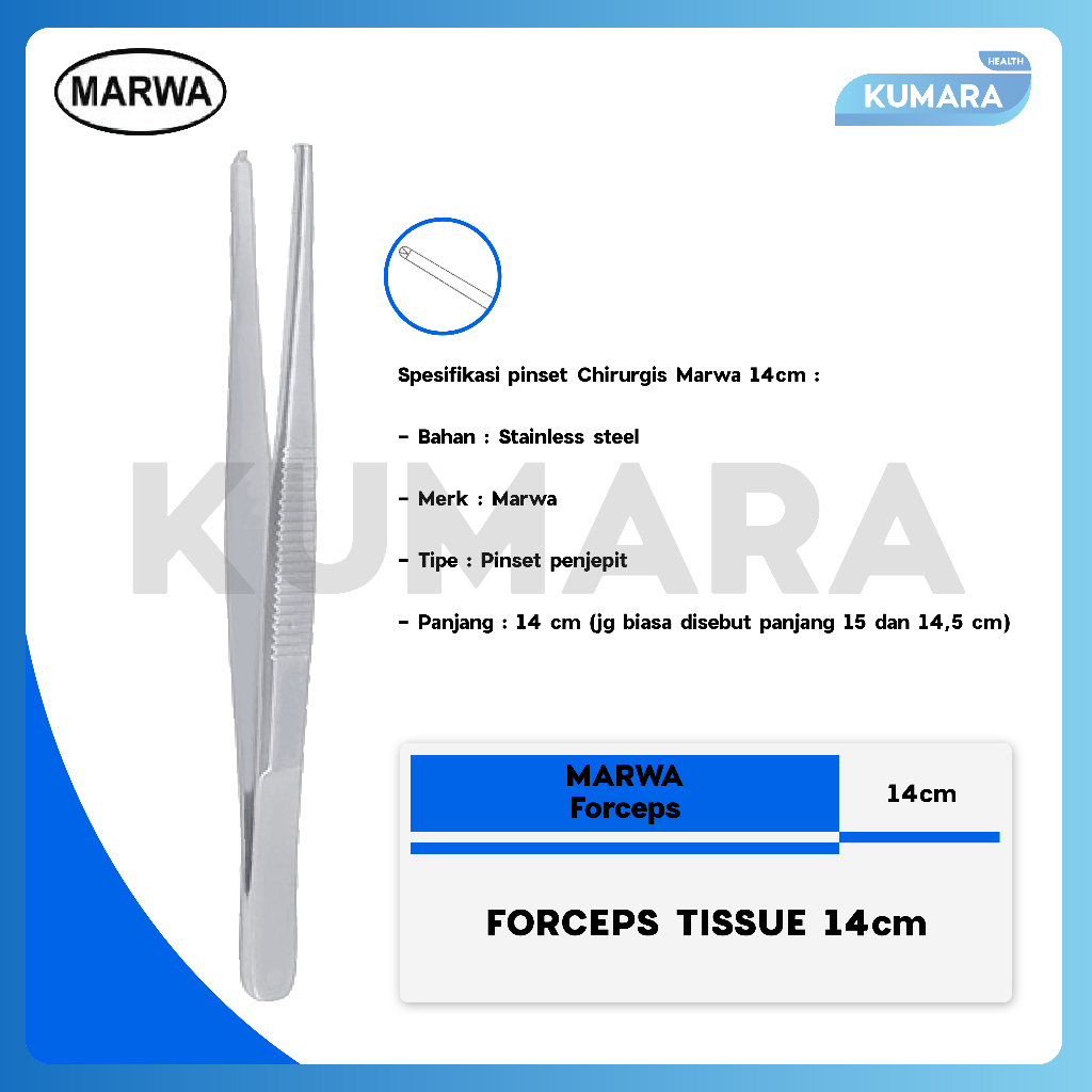 Jual MARWA - Tissue Forceps / Pinset Chirurgis / Chirugis | Shopee ...