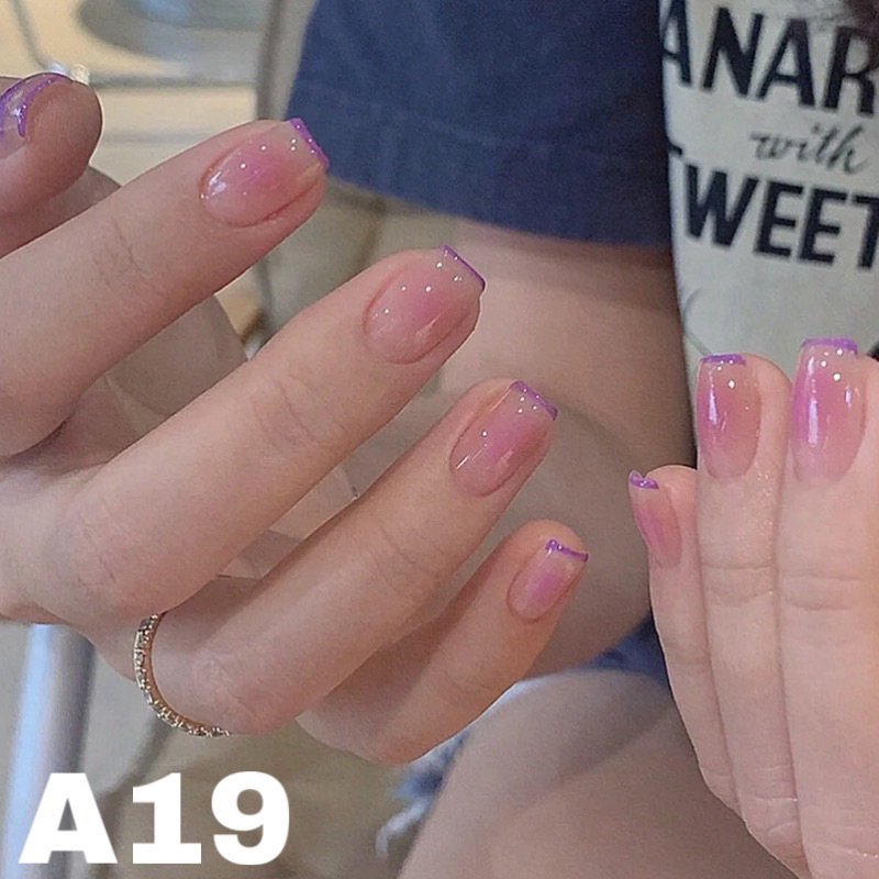 Jual [PART 1] FAKE NAILS 24pcs KUKU PALSU FREE LEM STIKER KUKU PEDICURE ...