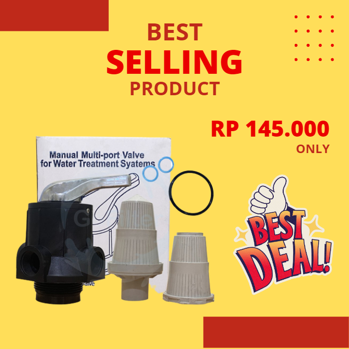 Jual FRP Head three way valve | Kepala tabung FRP 3way valve / kepala ...