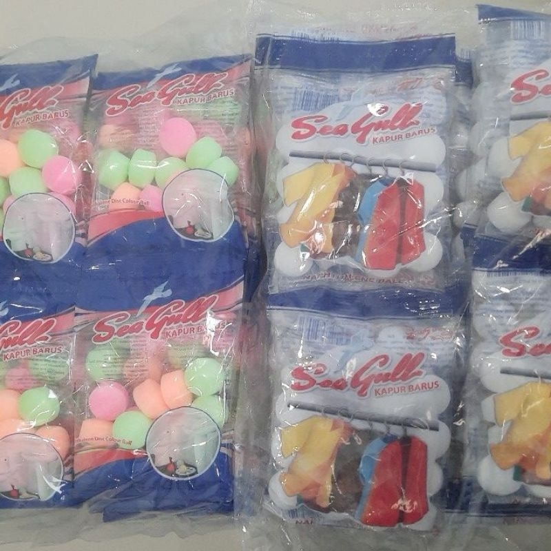 Jual Kamper seagull renteng warna atau putih harga per bungkus kecil ...