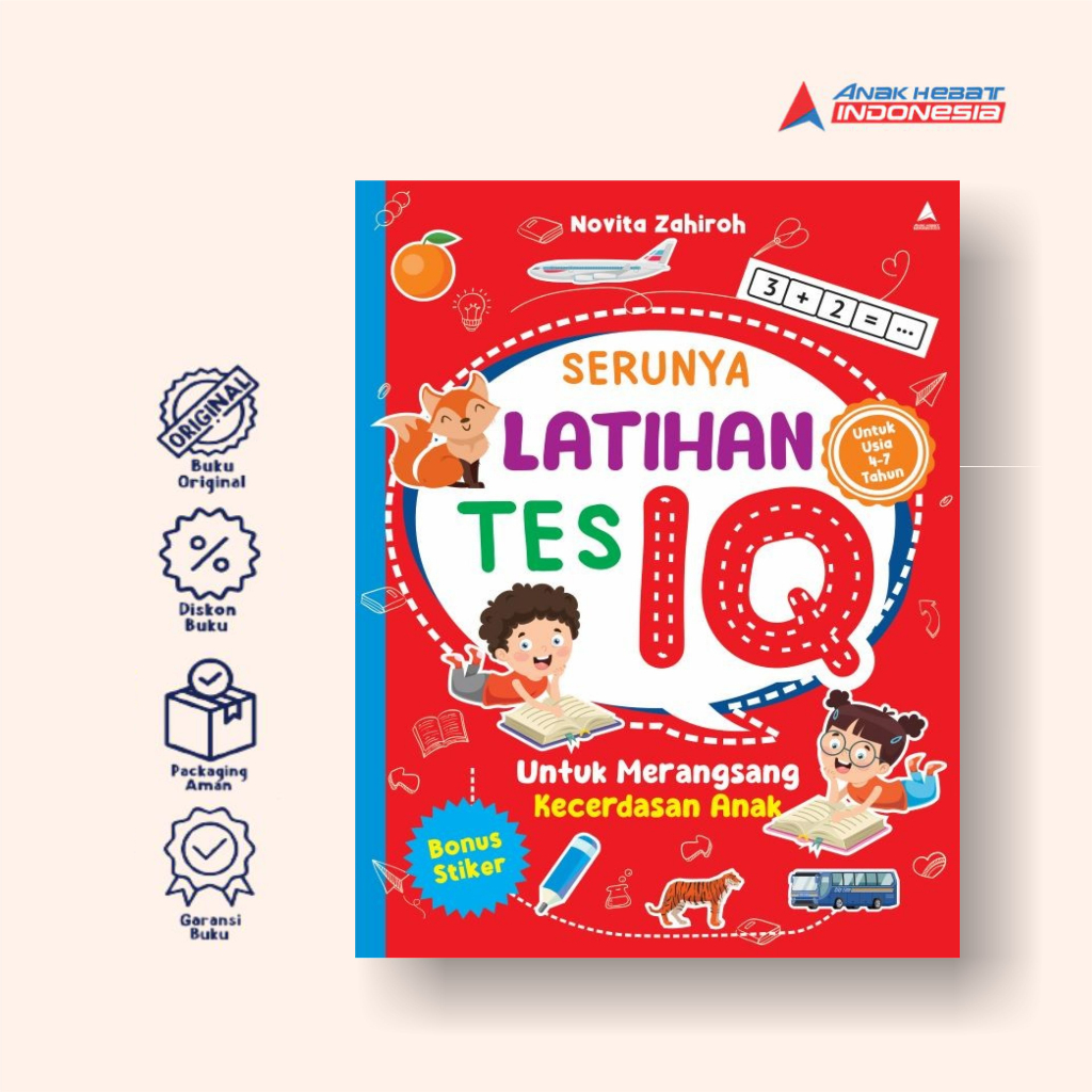Jual Buku Serunya Latihan Tes IQ: Untuk Merangsang Kecerdasan Anak ...