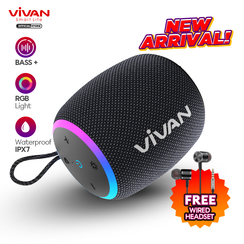 Jual SPEAKER PORTABLE TWS VIVAN VS15 VIVAN Speaker Bluetooth 5.0 ...