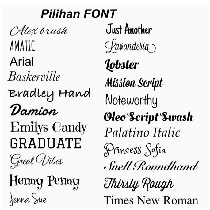 Jual FONT MODEL TULISAN UNTUK TOPI ATAU KUPLUK | Shopee Indonesia