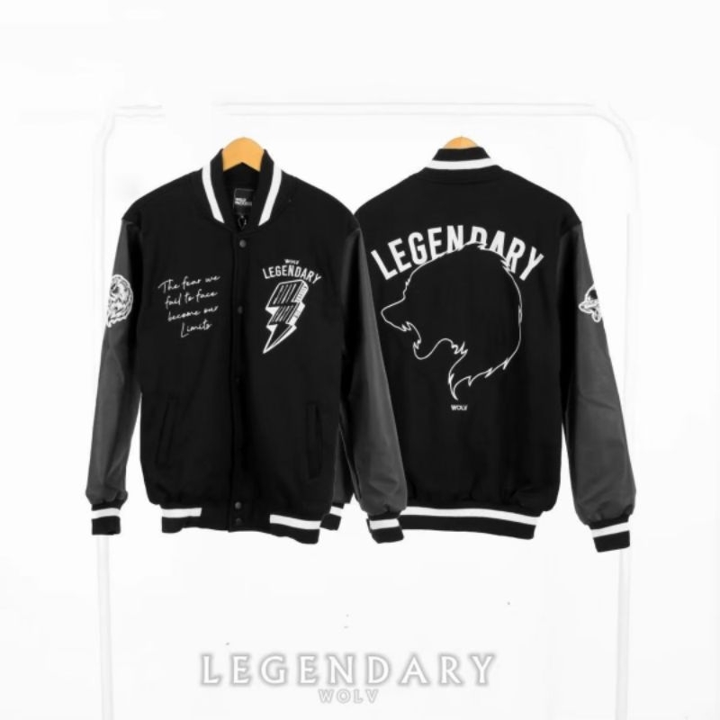 Jual WOLV - Varsity Jacket pria wanita original wolv jaket varsity ... Jual WOLV - Varsity Jacket pria wanita original wolv jaket varsity ...