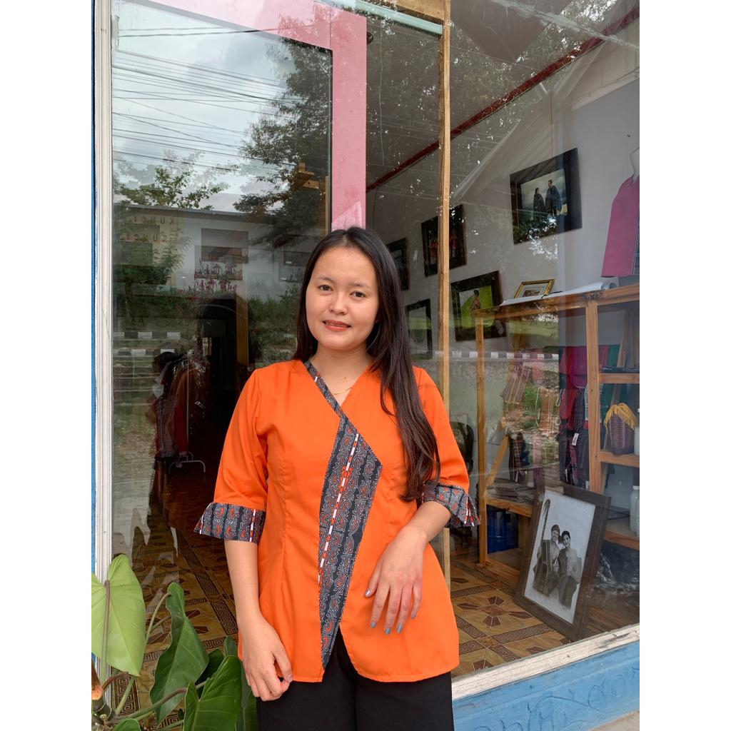 Jual Blouse Etnik Gorga Batak Kombinasi | Shopee Indonesia