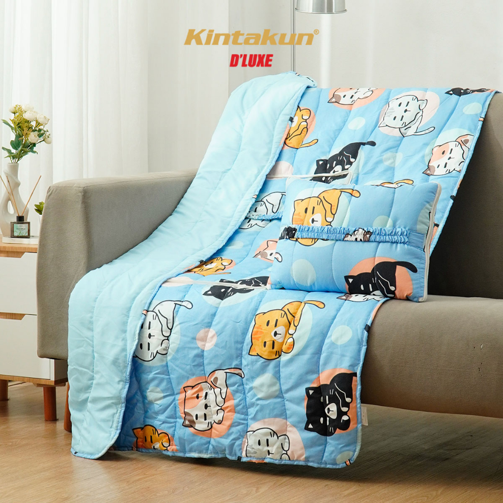 Jual Kintakun Bantal Selimut Balmut Mini Selimut Travel Lembut Blanket ...