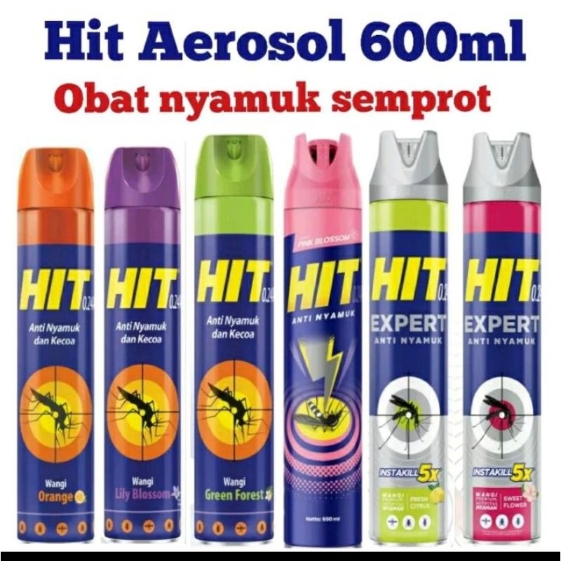 Jual HIT Semprot Nyamuk & Kecoa 600ml | Shopee Indonesia