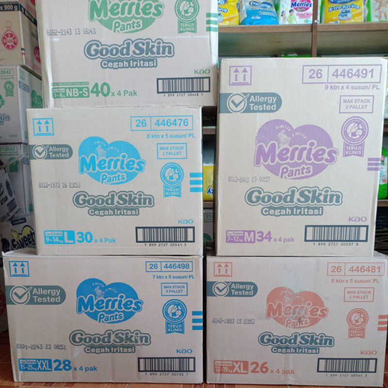 Jual Merriss Karton NBS40/M34/L30/XL26/XXL28 | Shopee Indonesia