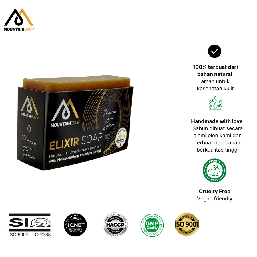 Jual Mountaindrop Elixir Soap With Shilajit sabun batang pembersih ...