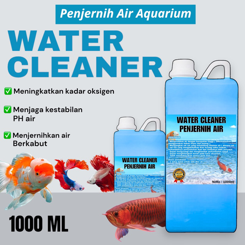 Jual penjernih air / penjernih air 1 liter / penjernih air aquarium ...