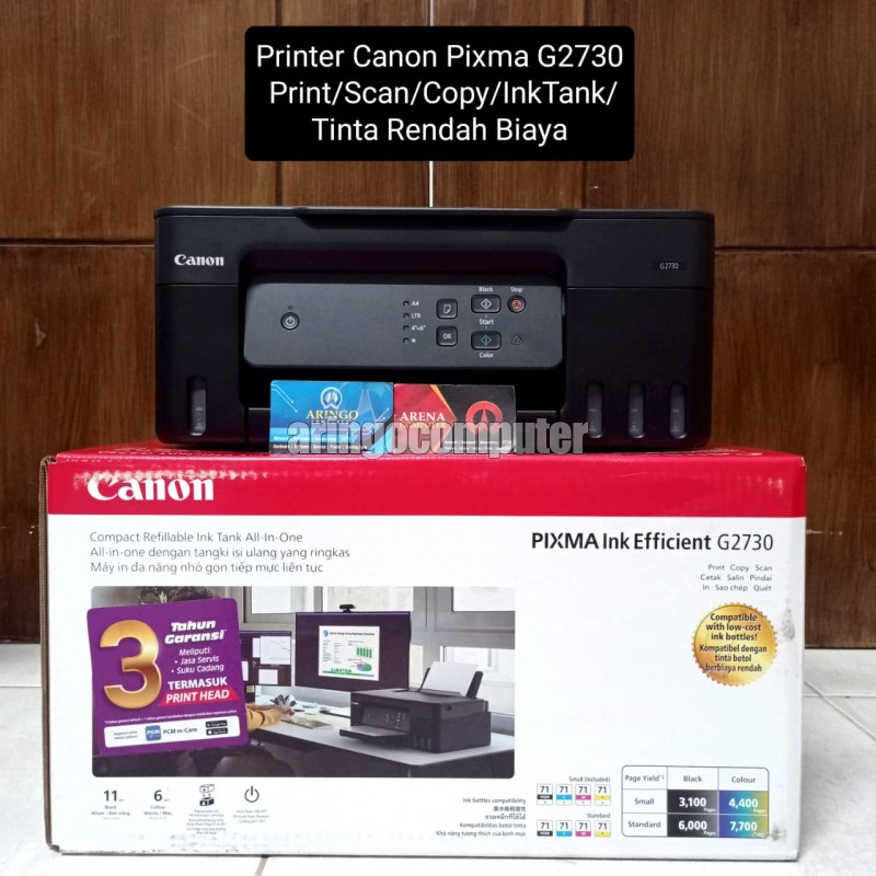 Jual Printer Canon Pixma G2730 Print/Scan/Copy/InkTank/Tinta Rendah ...