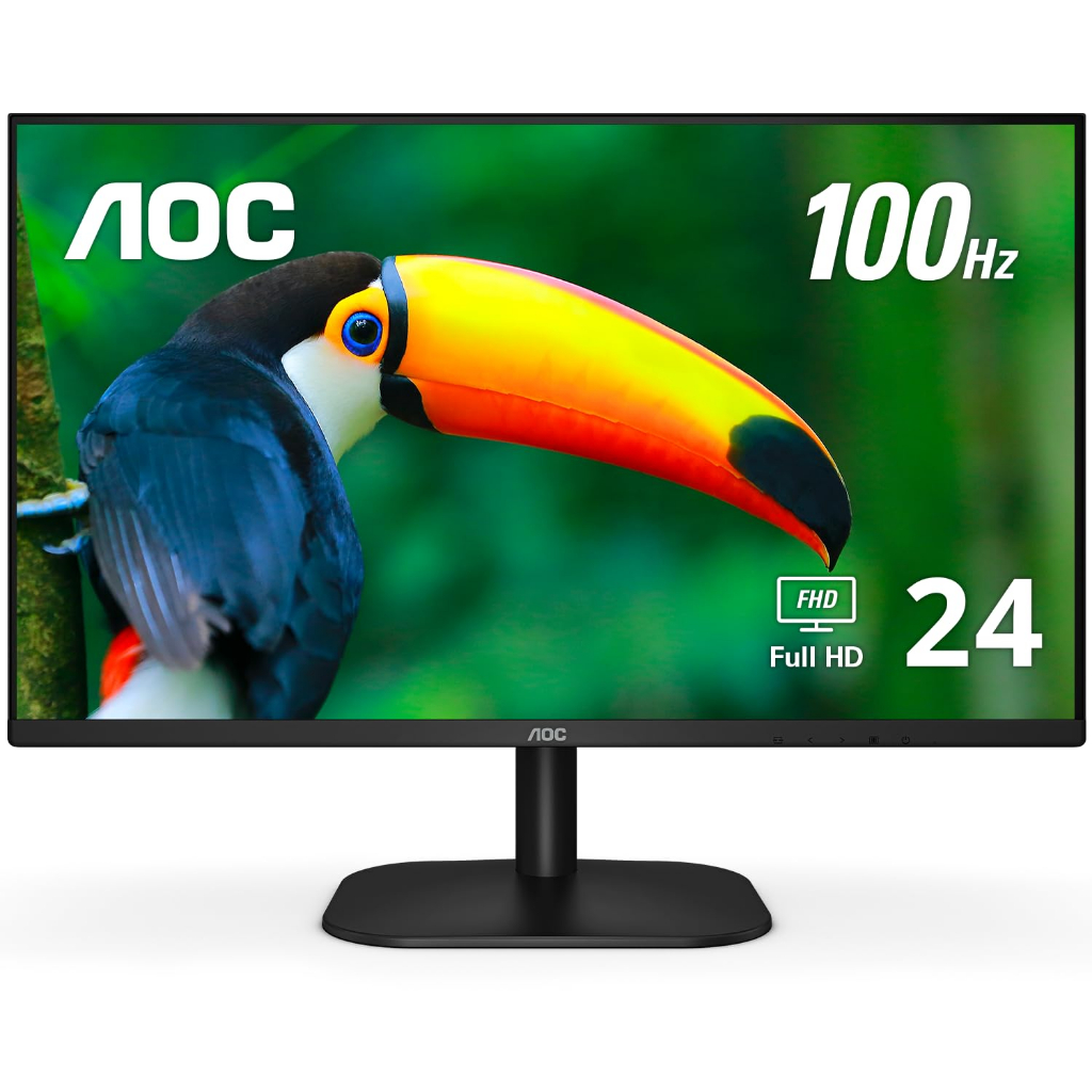 Jual MONITOR LED AOC 24B2H2 23.8" IPS 100HZ 4Ms sRGB 102% HDMI | Shopee Indonesia