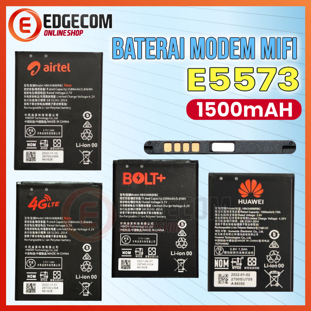 Jual Baterai / Battery Modem Mifi E5573 1500mAh | Shopee Indonesia