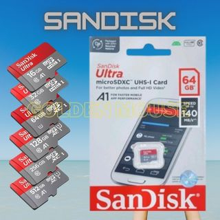 Jual Micro SD Sandisk Ultra 64GB 140Mbps A1 MicroSDXC Original Merah Abu | Shopee Indonesia