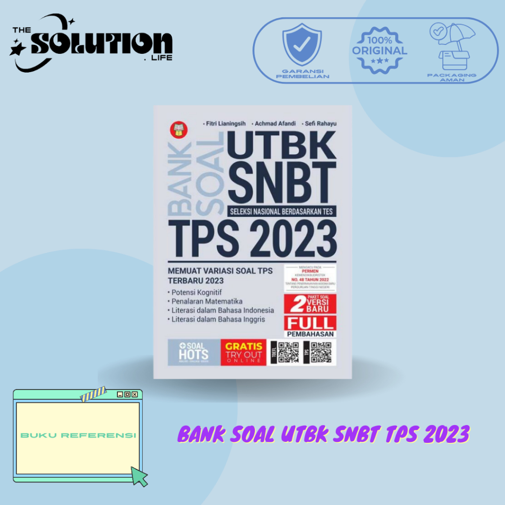 Jual Buku Bank Soal Utbk Snbt Tps 2023 Shopee Indonesia