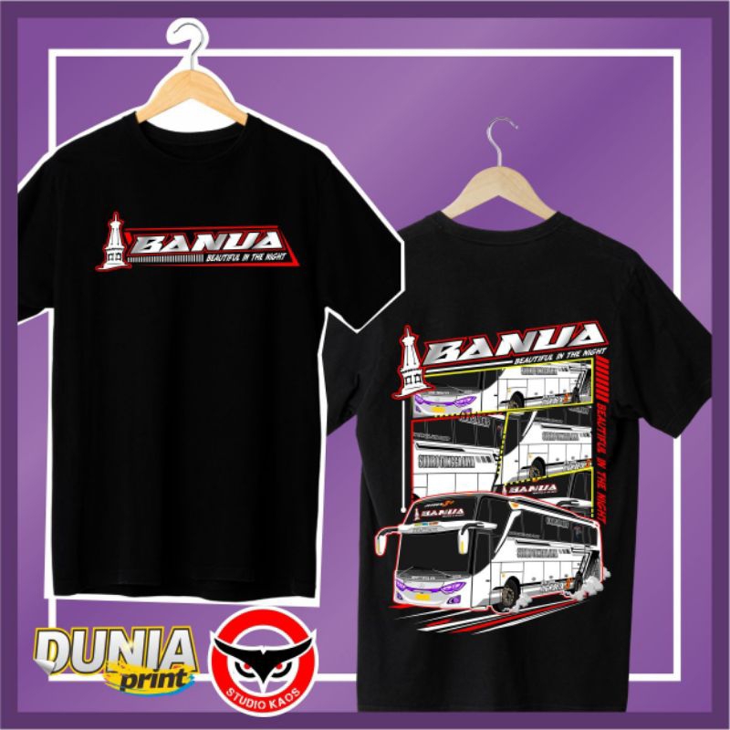 Jual (free sticker sesuai gambar)KAOS BUSMANIA STJ BENUA COTTON COMBED ...
