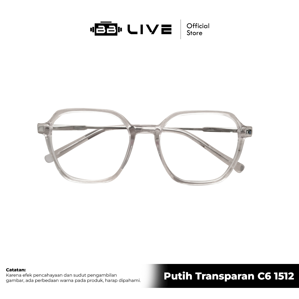 Jual BB LIVE Frame Kacamata 1512 Wanita Dan Pria Korean Eyeglass High ...