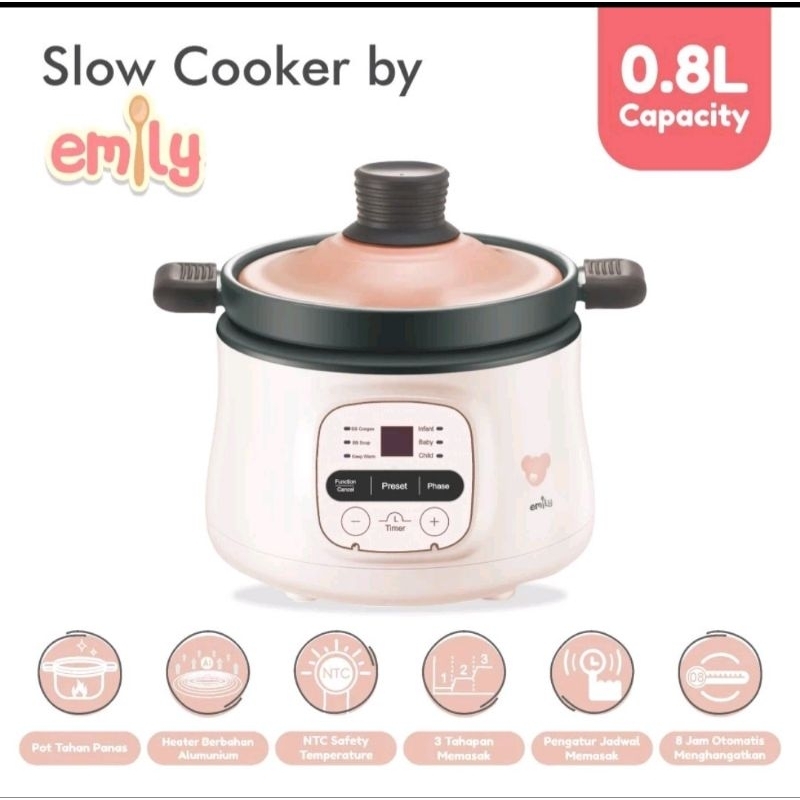 Jual EMILY SLOW COOKER (preloved good condition) | Shopee Indonesia