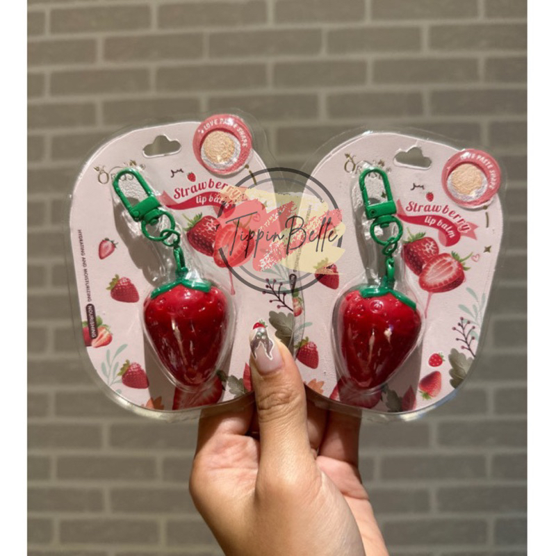 Jual Obuse Strawberry Magic Lip Balm ori Thailand | Shopee Indonesia