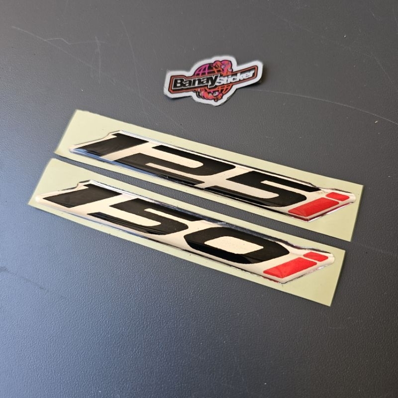 Jual Stiker Sticker Emblem 125i 150i timbul | Shopee Indonesia