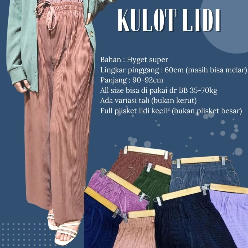 Jual Kulot Lidi | Shopee Indonesia