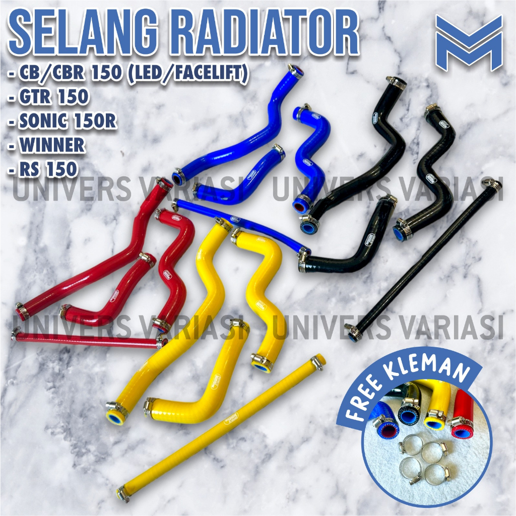 Jual SELANG RADIATOR ORI SET 4 pcs TEBAL PNP SONIC GTR CB CBR WINNER RS ...